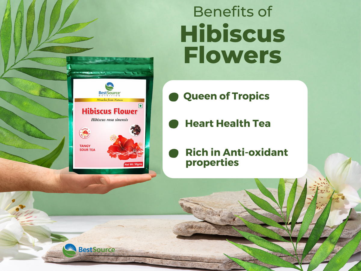 Hibiscus Tea (50 gm) for healthy heart – BestSourceNutrition.com