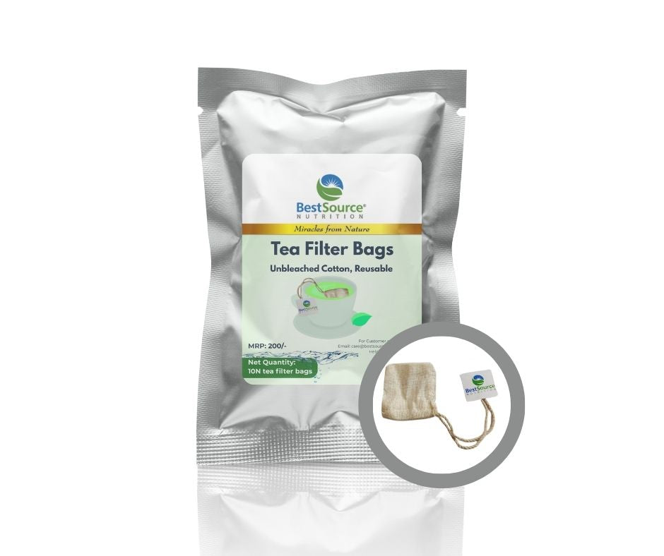 Tea Filter Bags (Pack of 10) for Easy Herbal Infusions | BestSource ...