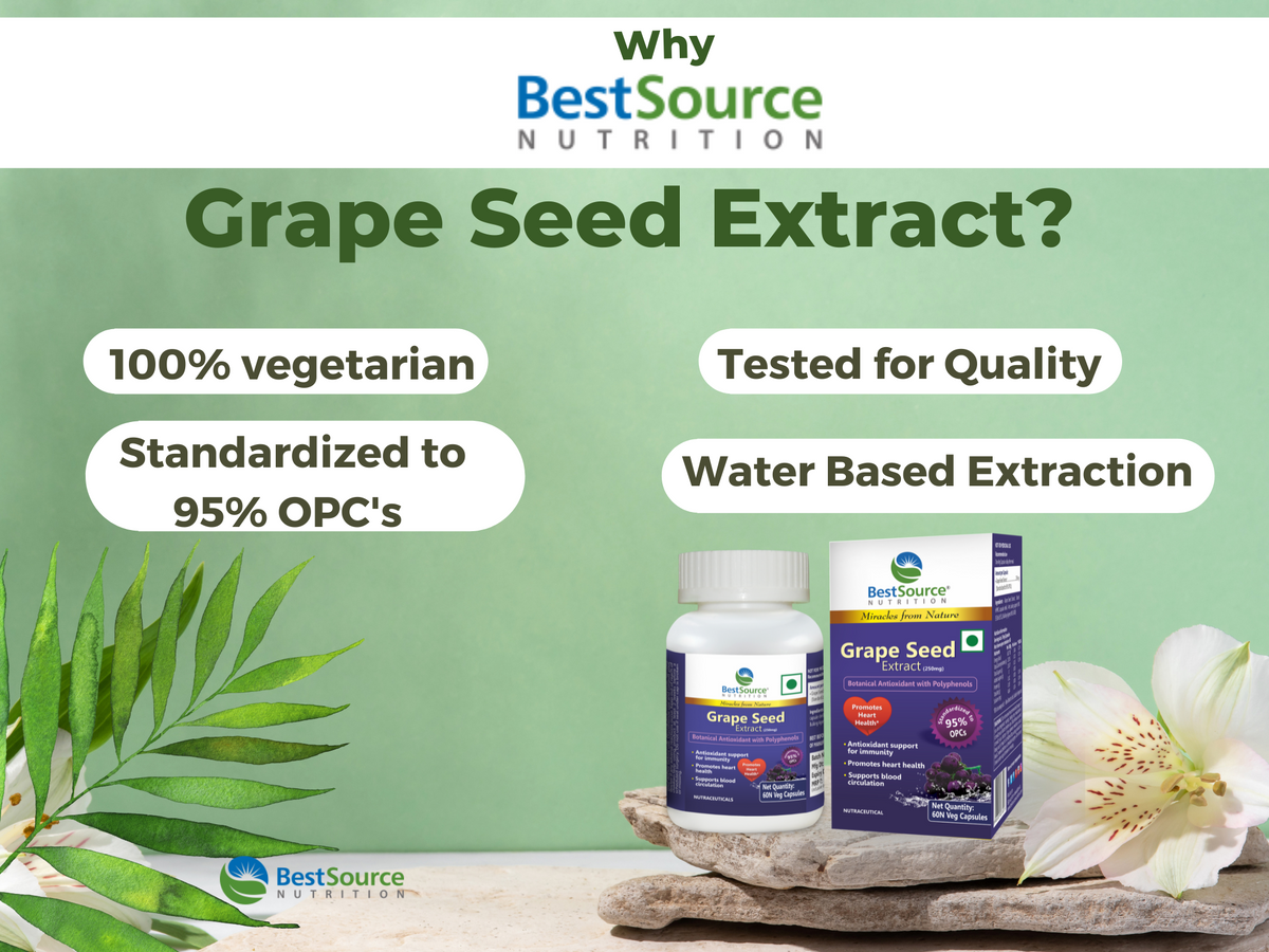 GrapeSeed Extract-250mg,Powerful Antioxidant 4 Immunity ...