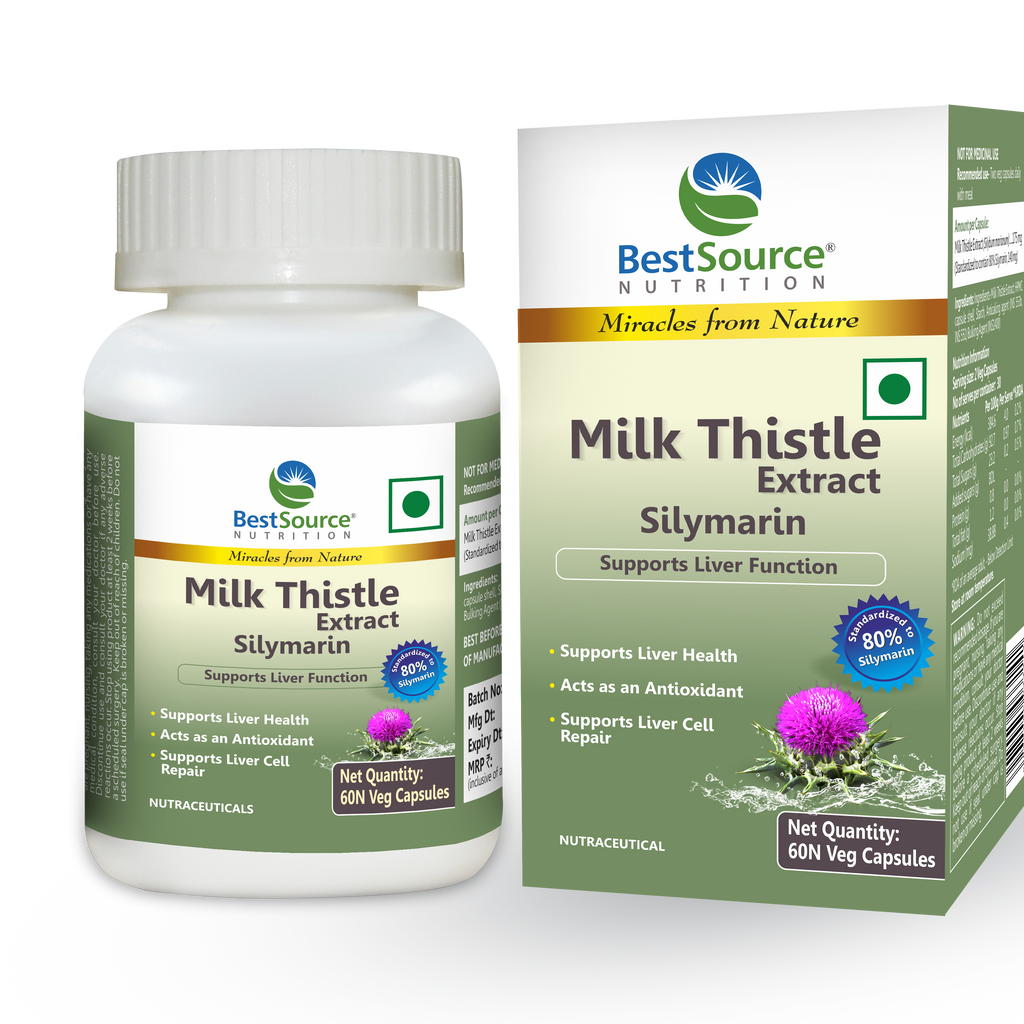 Milk Thistle (Silymarin) for Liver Support & Detox Wellness ...